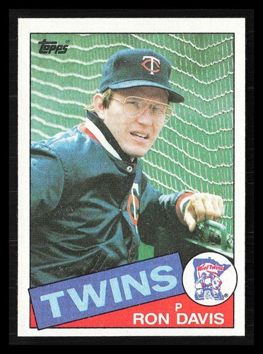 Ron Davis 1985 Topps #430 Minnesota Twins | eBay
