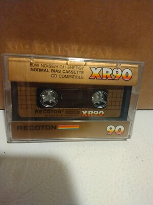 Vintage Recoton Gold Series XR90 High Energy Normal Bias Cassettes ...