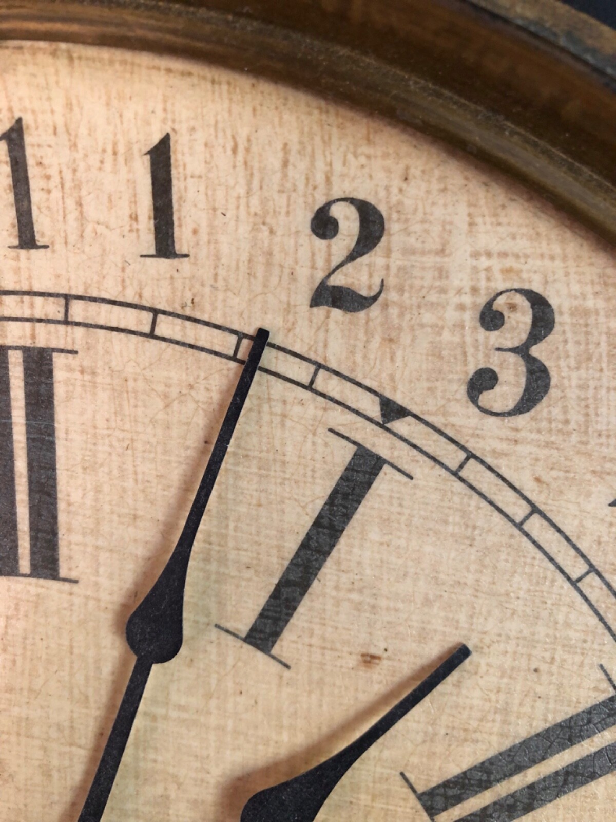 Rare BIG antique SETH THOMAS Calendar CLOCK DIAL/Face part ONLY brass ...