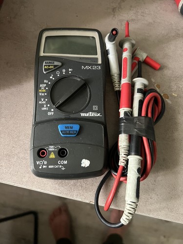 METRIX MX23 Multimètre Numérique | eBay