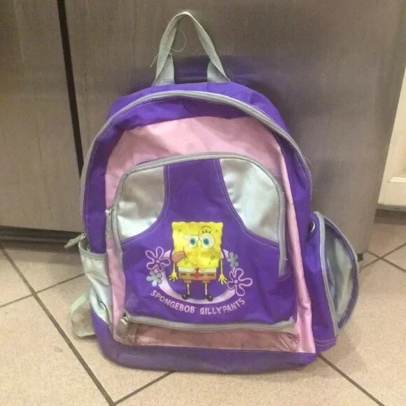 Pink Spongebob Backpack