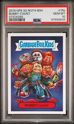 2019 Garbage Pail Kids Revenge of Oh Horror-ible BOBBY COUNT 15b PSA 10 ...