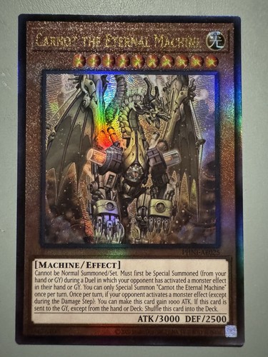 YUGIOH CARNOT THE ETERNAL MACHINE ASIA ENGLISH EDITION PHNI-AE025 ...