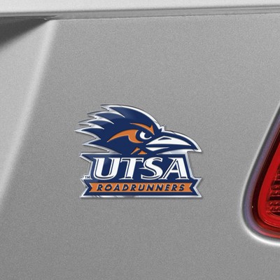 NCAA - UTSA Roadrunners Heavy Duty Aluminum Embossed Color Emblem | eBay