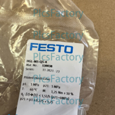 NEW FESTO HGL-M5-QS-4 530038 Gas Connector | eBay