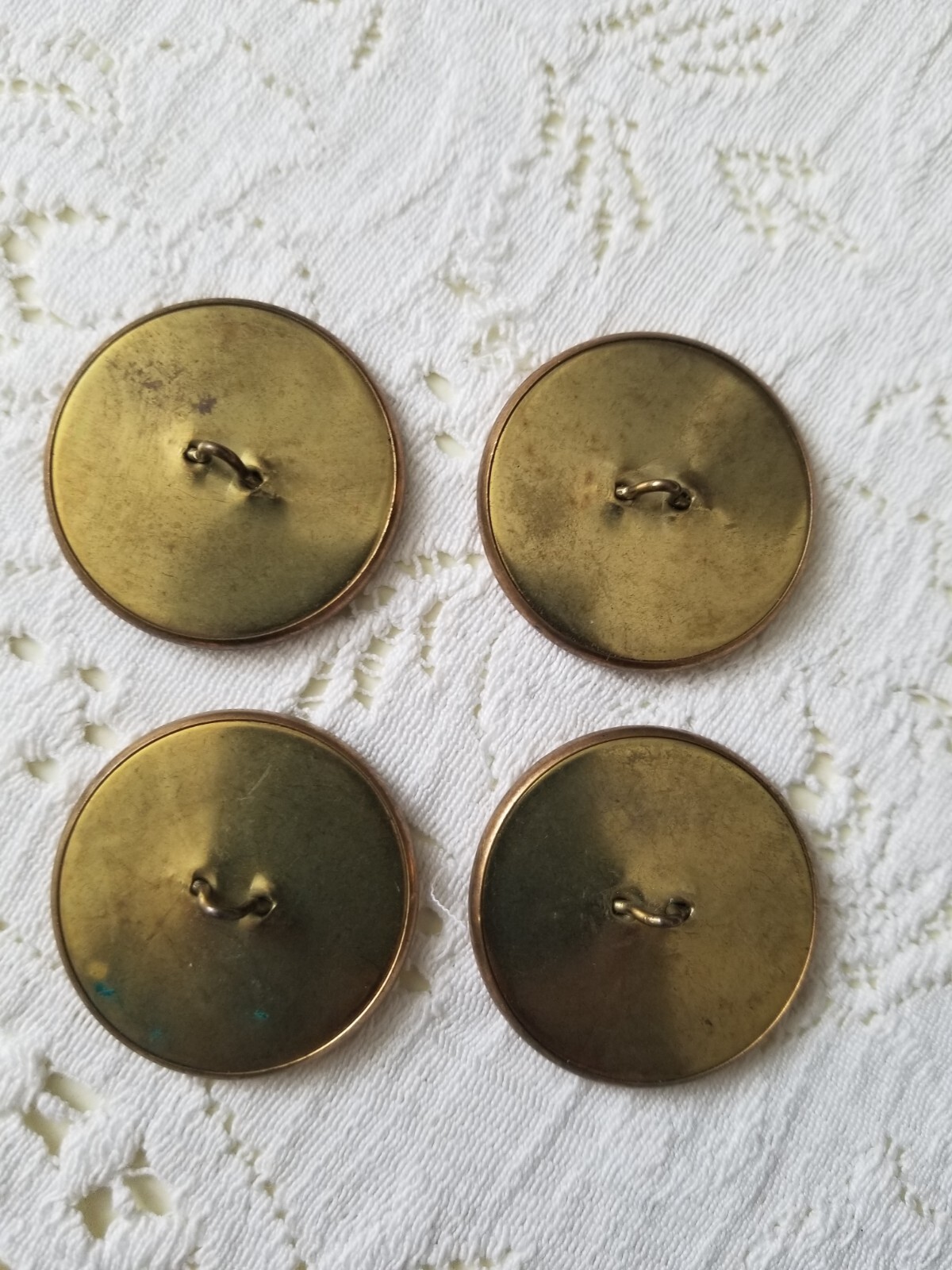 Vtg Hessian Soldier Brass Buttons ESX DEVS SPES NOSTRA Eagle Military ...