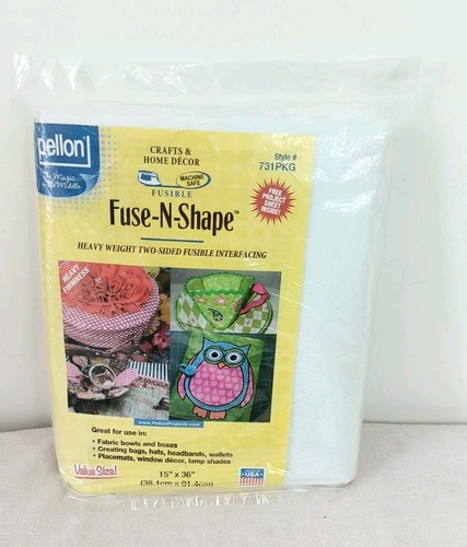 Pellon Fuse N Shape Heavy Weight Two Sided Fusible Interfacing 15"X36 ...
