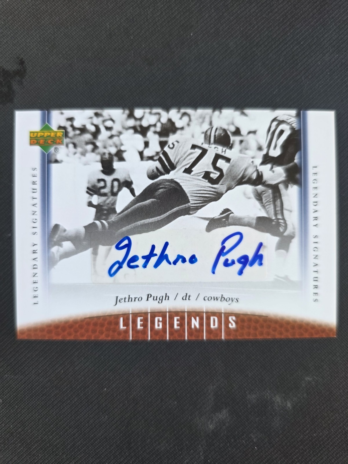 2006 UD Legends - Jethro Pugh #63 Legendary Signatures (AU) | eBay
