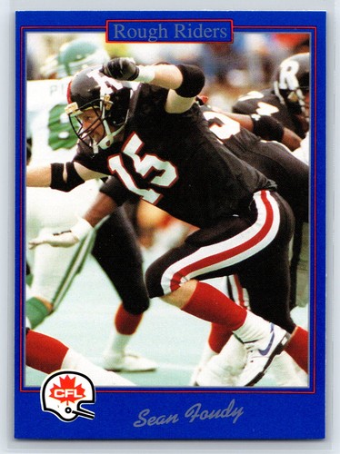 1991 JOGO CFL Sean Foudy Ottawa Rough Riders #37 | eBay