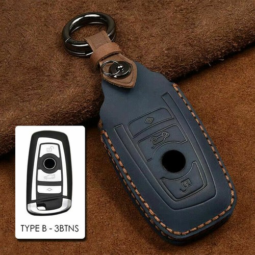 Leather Car Key Cover Fob Case Protector Shell For BMW E30 M1 M2 M3 F10 ...