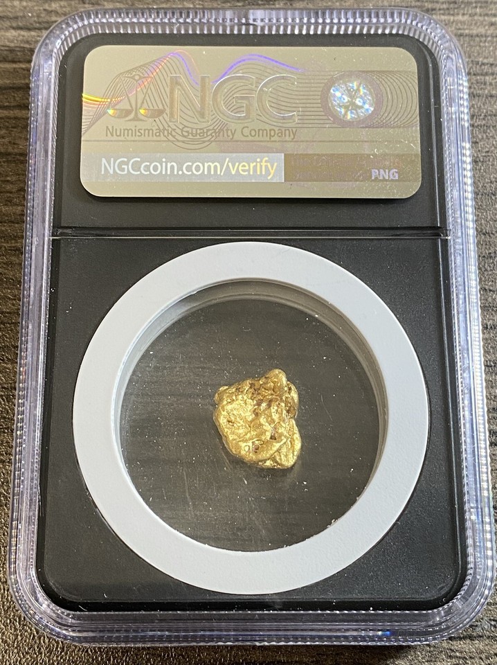 3.47 gram California Gold Nugget NGC Certified UnVaulted By Vault Box ...