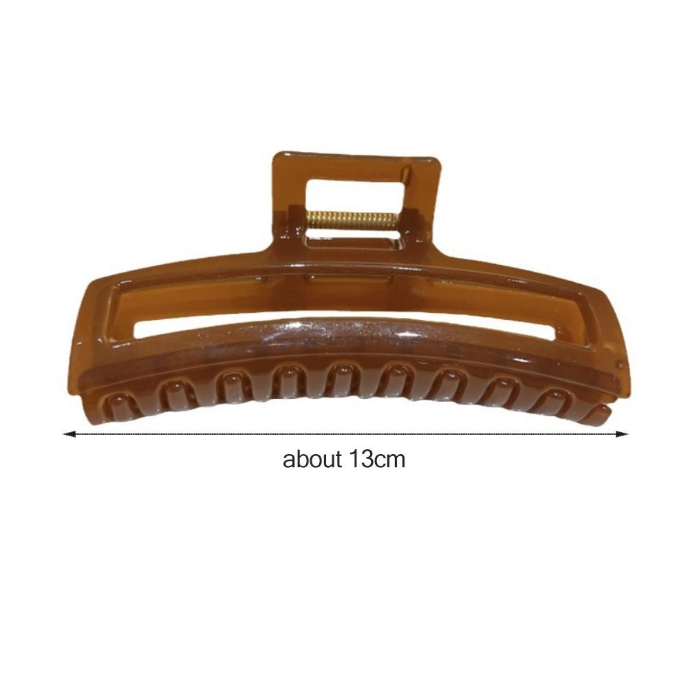 Headwear Shark Clip Transparent Hair Clamps Big Ponytail Holder Women ...