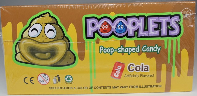Pooplets Poop-shaped Candy by Kidsmania Cola 12 Count for sale online ...