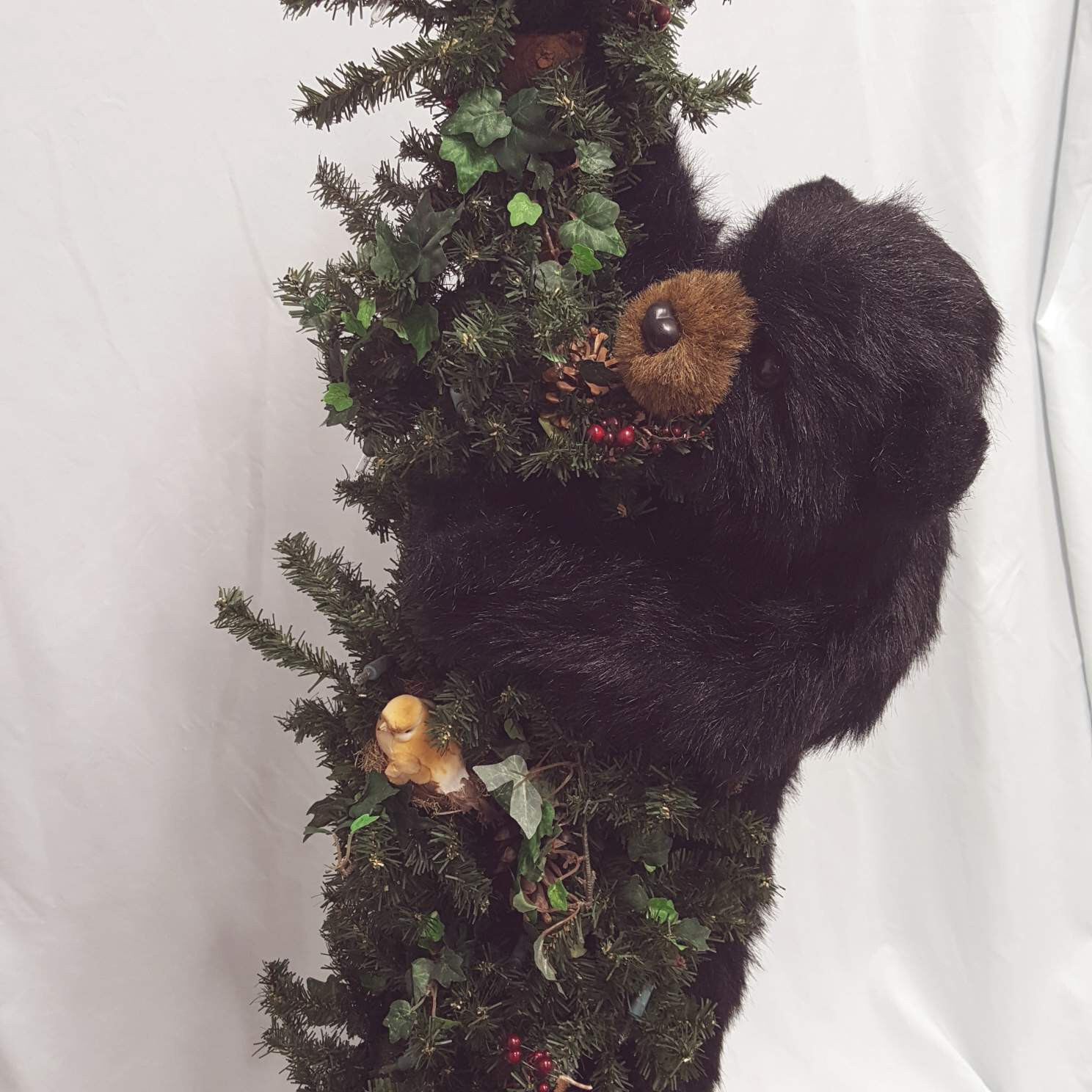 Black Bear in Lighted Holiday Christmas Tree 48” Tall Ditz Designs The ...