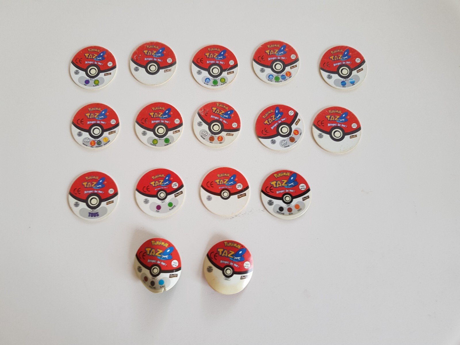 Lot de 16 POG Pokémon Nintendo (POG's) Anciens | eBay