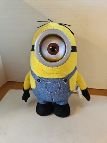 TM Illumination Minions Soft Plush Stuart One Eye Despicable Me Doll ...