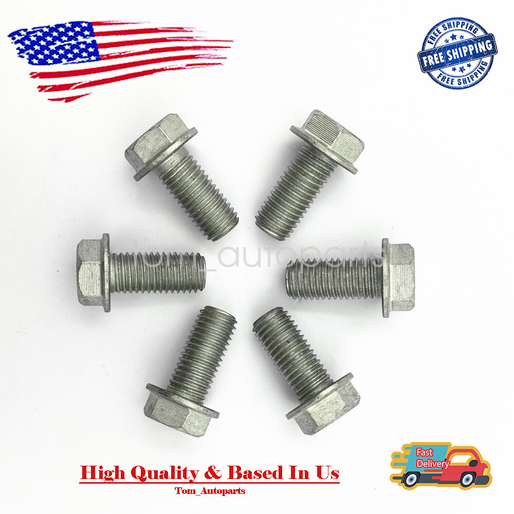 6* Flexplate Flywheel Bolts For GM 11569956 LS Engines 4.8 5.3 5.7 6.0 ...