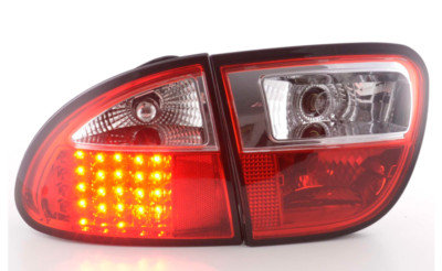 FK Set Seat Leon 1M 99-05 LED Lightbar DRL Rear Lights DRL RED Plug ...
