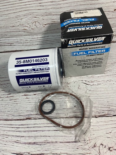 Quicksilver Mercury Marine Parts 8M0146203 Water Separating Fuel Filter ...