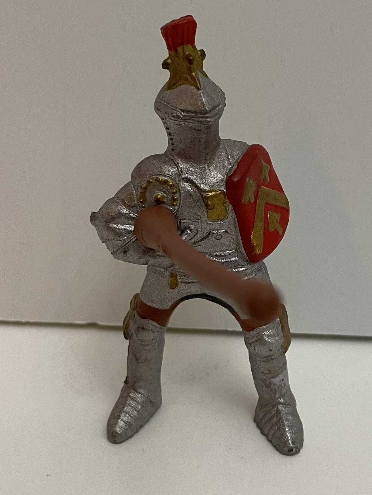 vintage Bullyland mounted knight plastic figure made in Germany 3 Inch ...