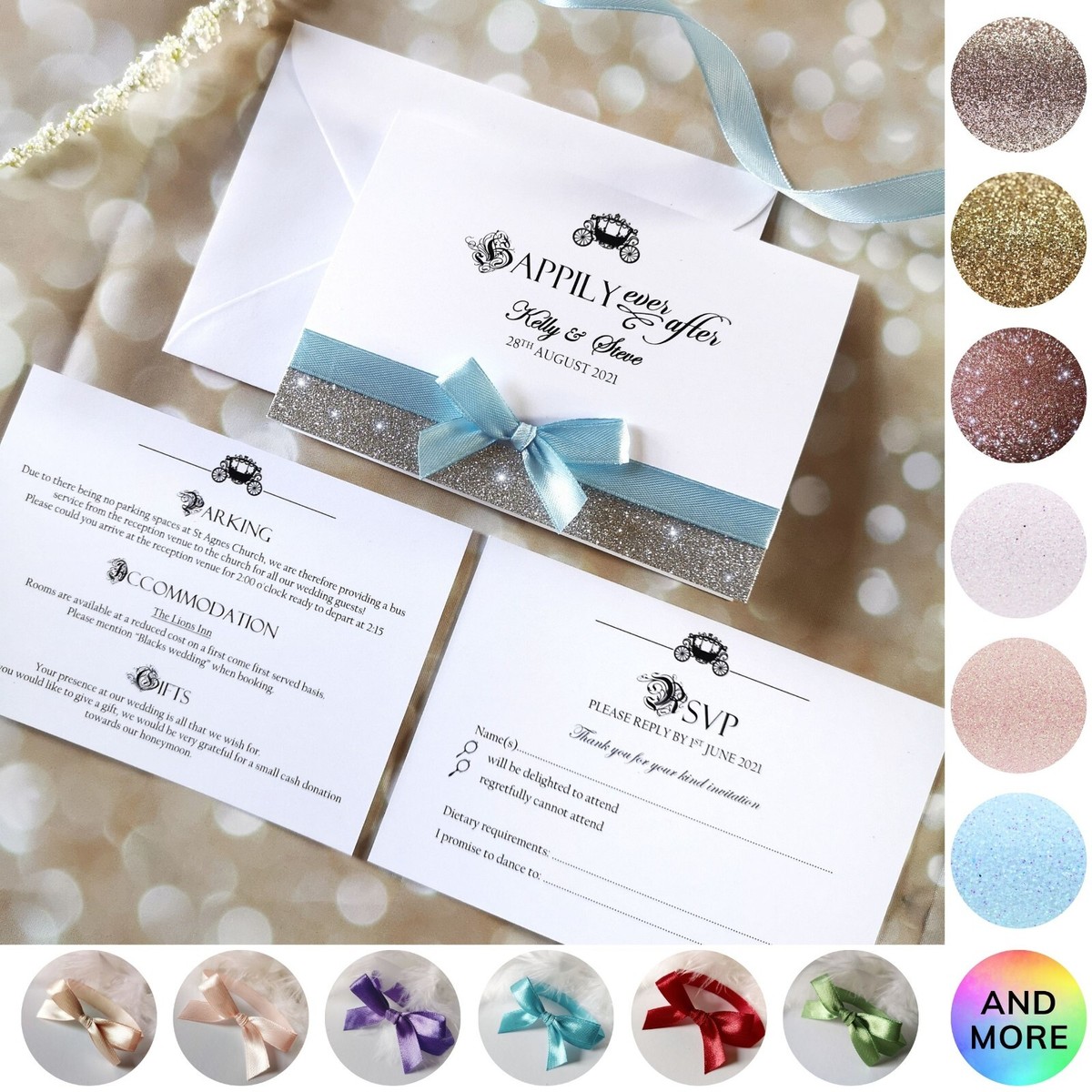 Wedding Invitations Personalised Guest Names Wedding Invites With