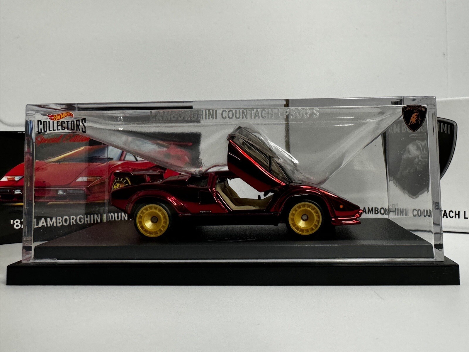 Hot Wheels RLC Red Line Club | ‘82 Lamborghini Countach LP500 S | RED ...