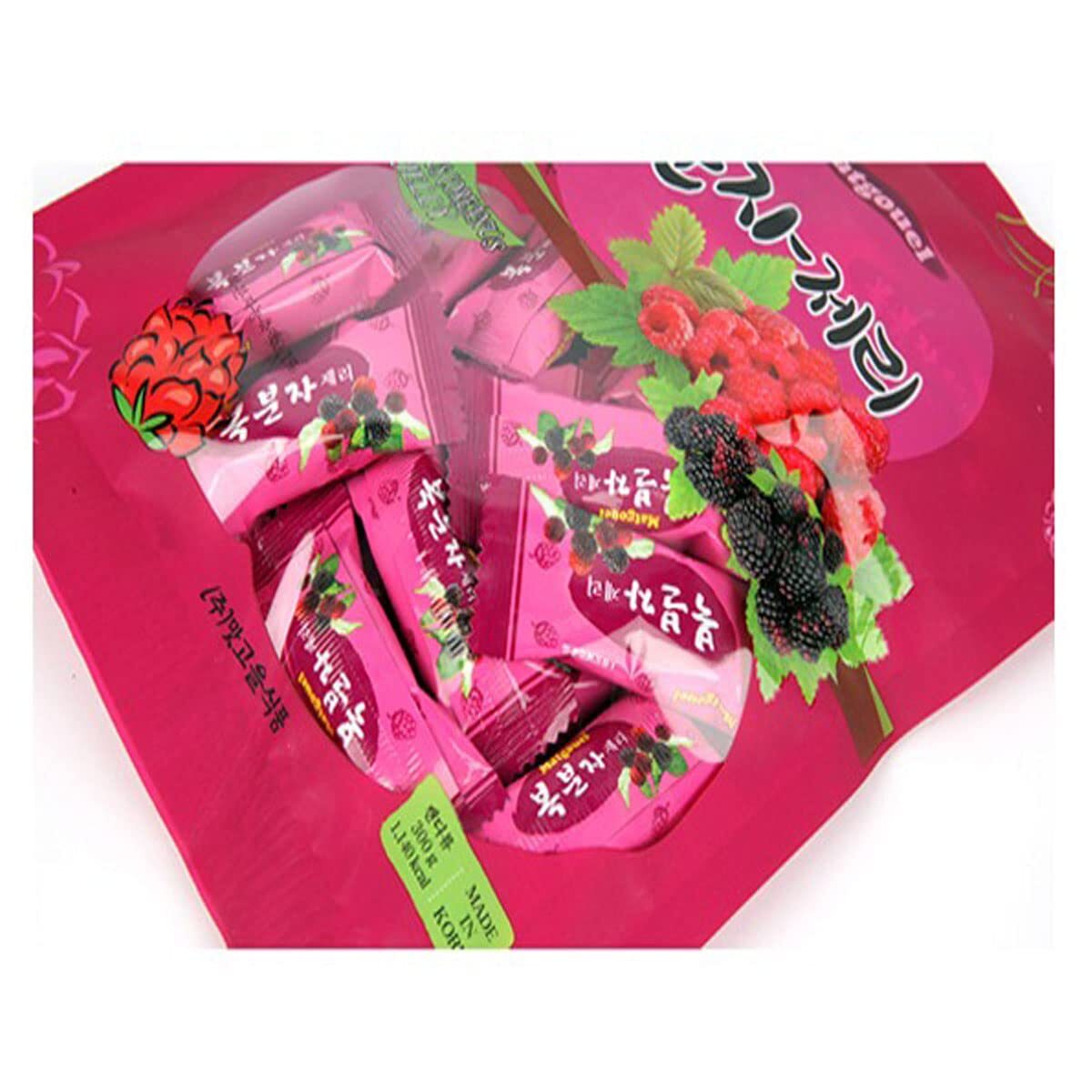 Matgouel Korean Traditional Raspberry Soft Jelly Candy (a Pack 10.58oz ...
