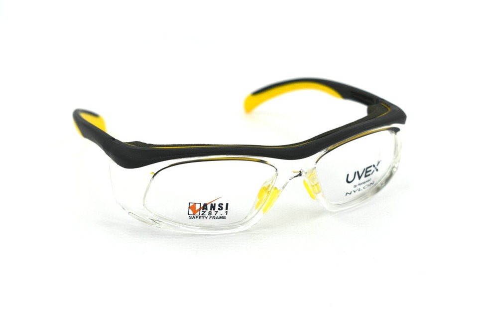 Saftey glasses Honeywell Uvex SW06 Titmus Eyewear, Clear,Black Yellow ...