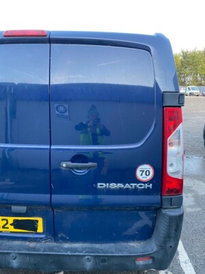 CITROEN DISPATCH MK2 DRIVER'S SIDE O/S/R REAR DOOR IN BLUE 2007-2016 ...