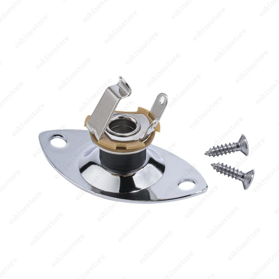 Electric Guitar Jack Plate Input Output Jackplate Oval For Telecaster ...