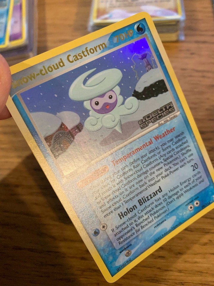 Snow-cloud Castform (29/113) EX Delta Species Stamped Reverse Holo ...