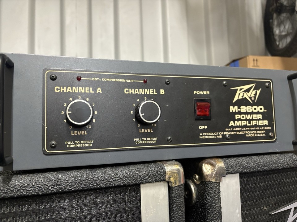 Peavy M2600 Amp Peavy 112 PT PA Speakers | eBay