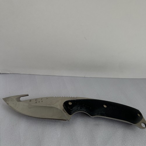 BUCK USA 693 T Alpha Hunter FIXED BLADE KNIFE Full Tang Gut Hook W ...