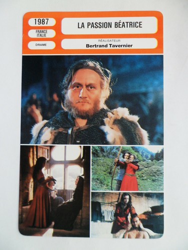 CARTE FICHE CINEMA 1987 LA PASSION BEATRICE Bernard Pierre Donnadieu Julie Delpy | eBay