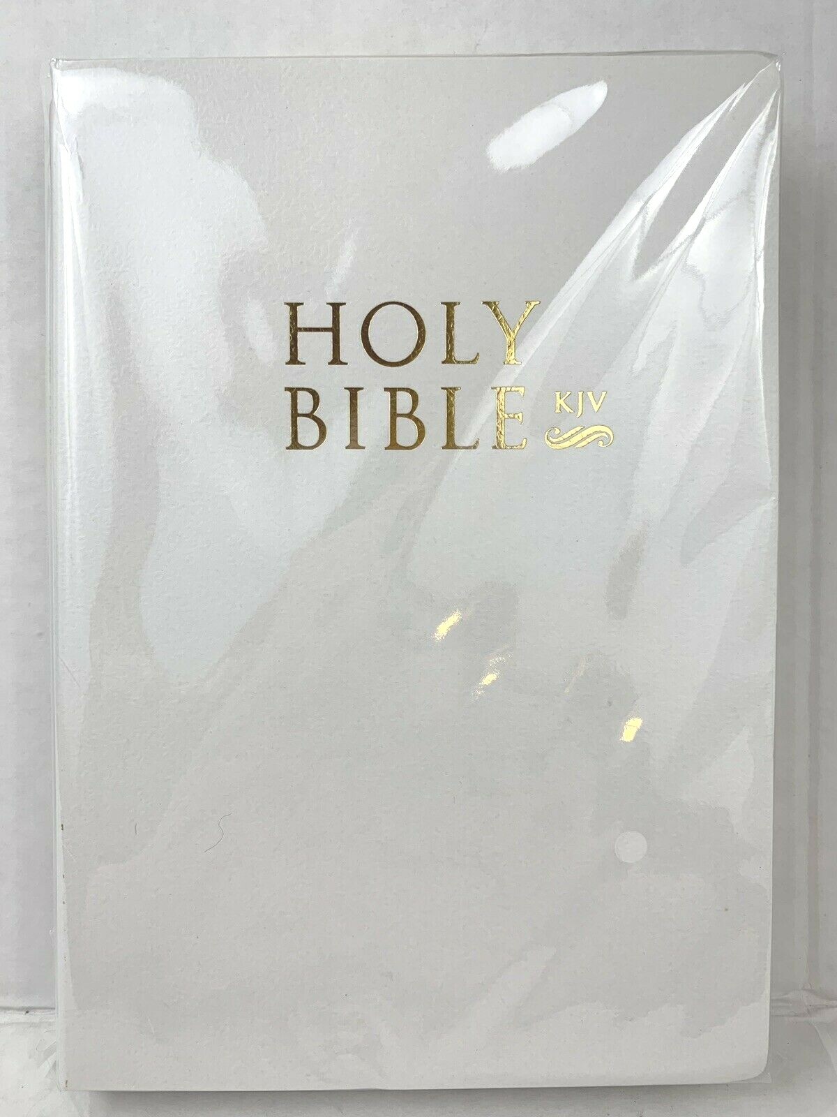 White Holy Bible Cover