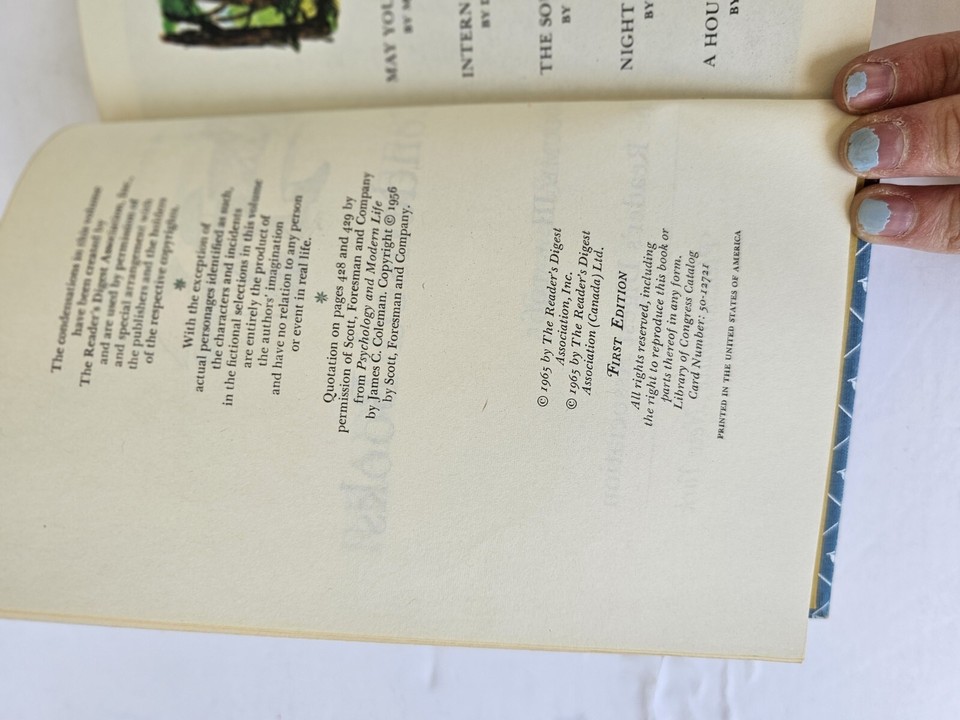 Vintage Readers Digest Condensed Books Volume 3 1965 | eBay