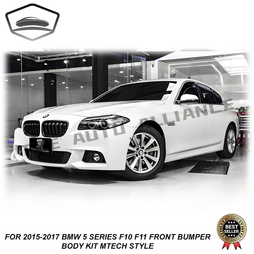 Fr 2015 2016 2017 BMW 5 Series F10 Front Bumper body kit MTech Style w/ Fog Hole | eBay