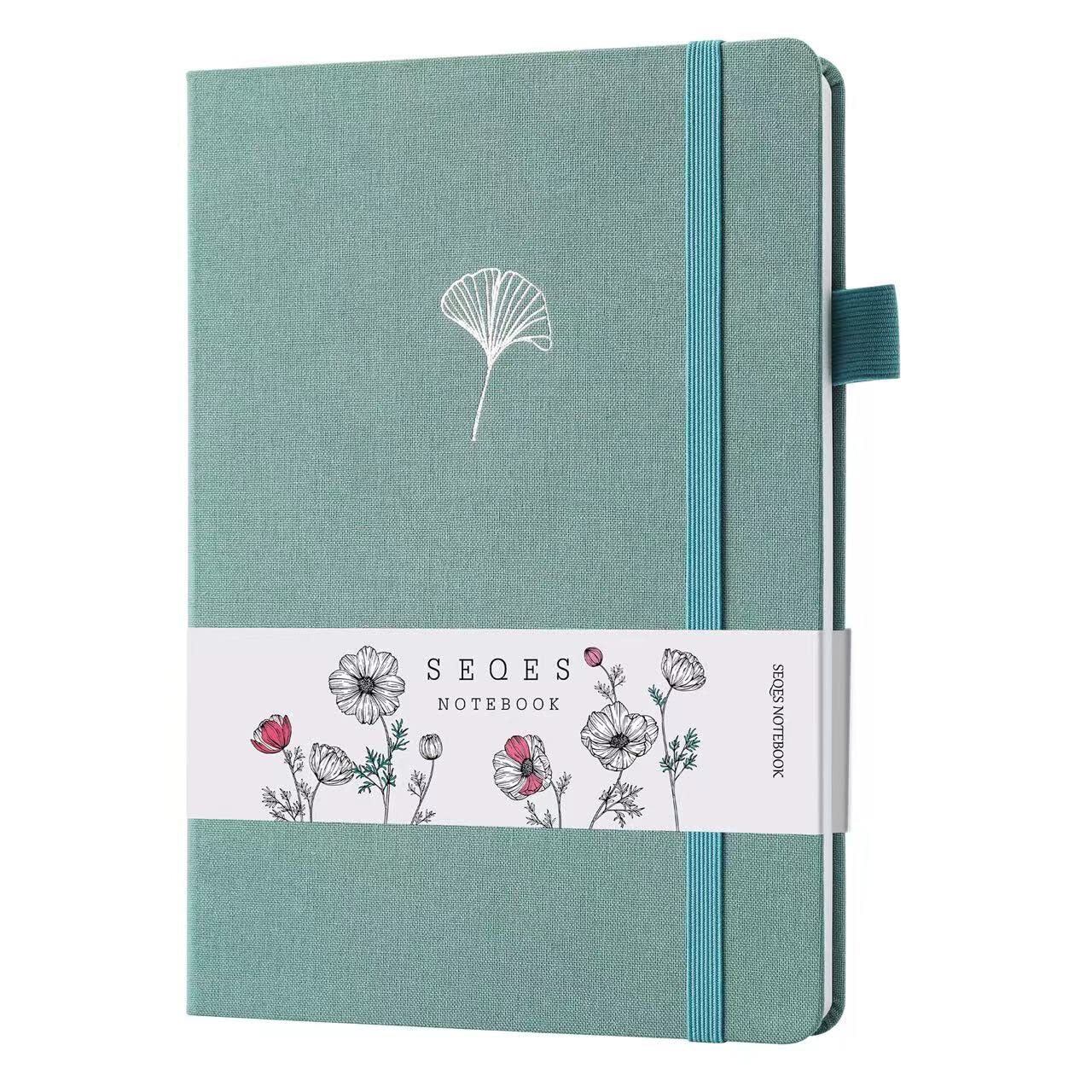 Bullet Dotted Journal -A5 Dot Grid Notebook 160gsm Pages Number ...