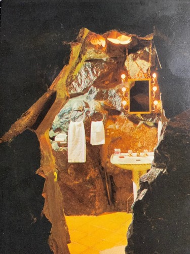 Madonna Inn Gypsy Rock Bathroom St Luis Obispo, CA Vintage Postcard | eBay