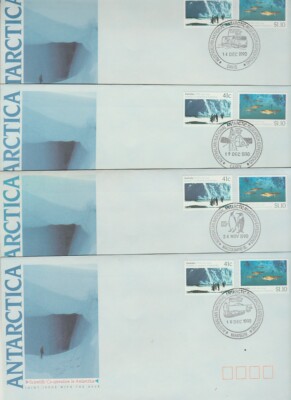 1990 Australia Soviet covers Mawson Casey Davis Macquarie base AAT ...