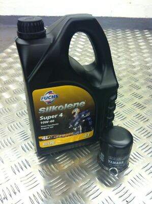 YAMAHA V-MAX 1700 VMAX SILKOLENE OIL & GENUINE FILTER & WASHER | eBay