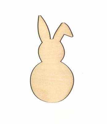 Bunny Rabbit Unfinished Wood Shape Cut Out BR11017 Crafts Lindahl ...