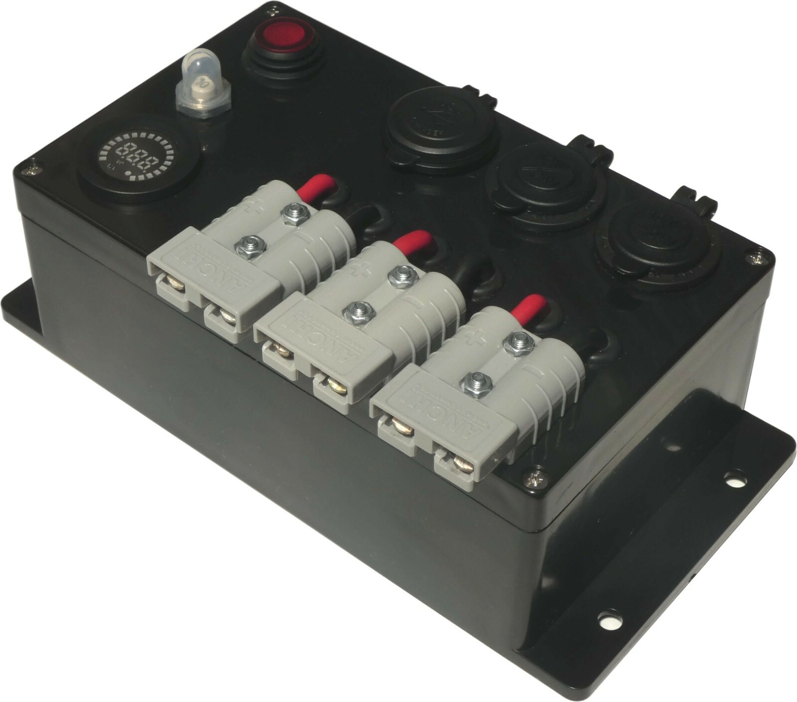 12 Volt Control Panel 50 Amp Multi Connect Fuse Compact Offroad Dual ...