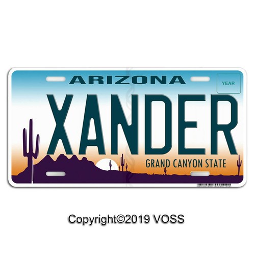 Arizona Personalized Name Custom Aluminum Vanity Car License Plate ...
