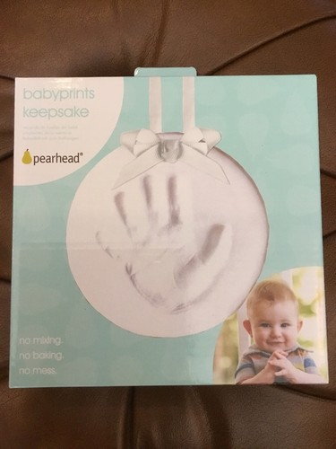 Pearhead Babyprints Baby Hand or Footprint Keepsake Ornament - Great ...