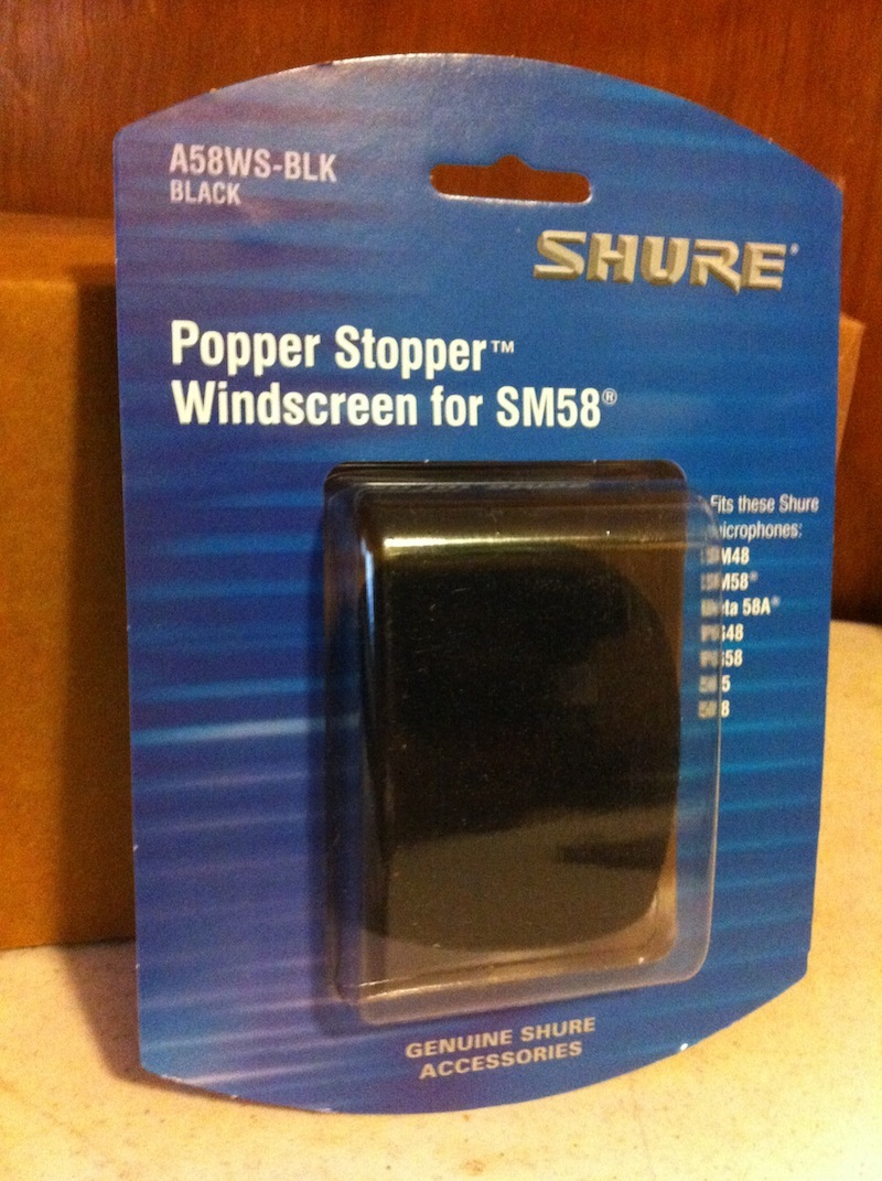 NEW Ships FREE - Shure A58WS-BLK Foam Windscreen for SM58, Other ...