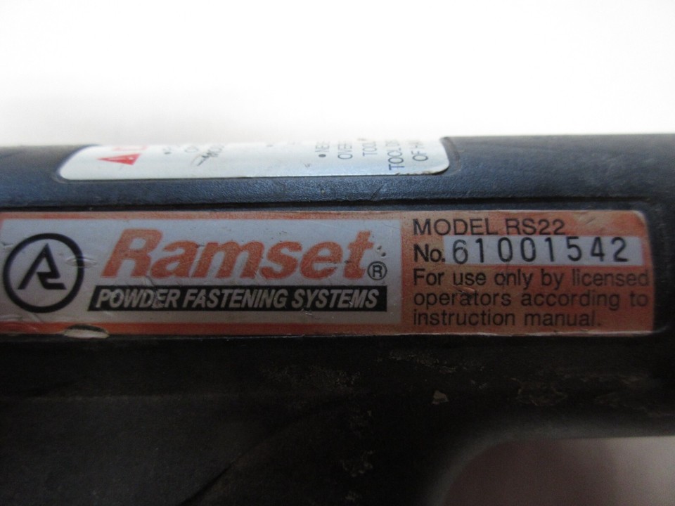 ramset RS 22 powder actuated tool | eBay