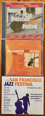 SAN FRANCISCO JAZZ FESTIVAL SAMPLERS (SF Jazz) 1996-2005 lot of 3 CDs ...