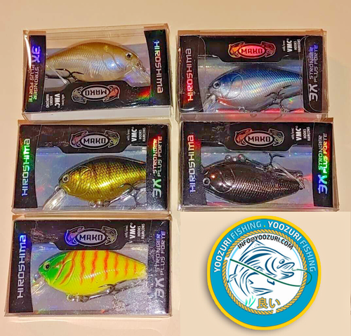 🎣Lot of 5 MAKO Crankbaits 5cm/6g Minnow Fishing Lures VMC Hook | eBay