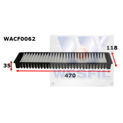WESFIL CABIN FILTER FOR MINI Cooper S R50 R52 R53 00-07 1.6L | eBay ...
